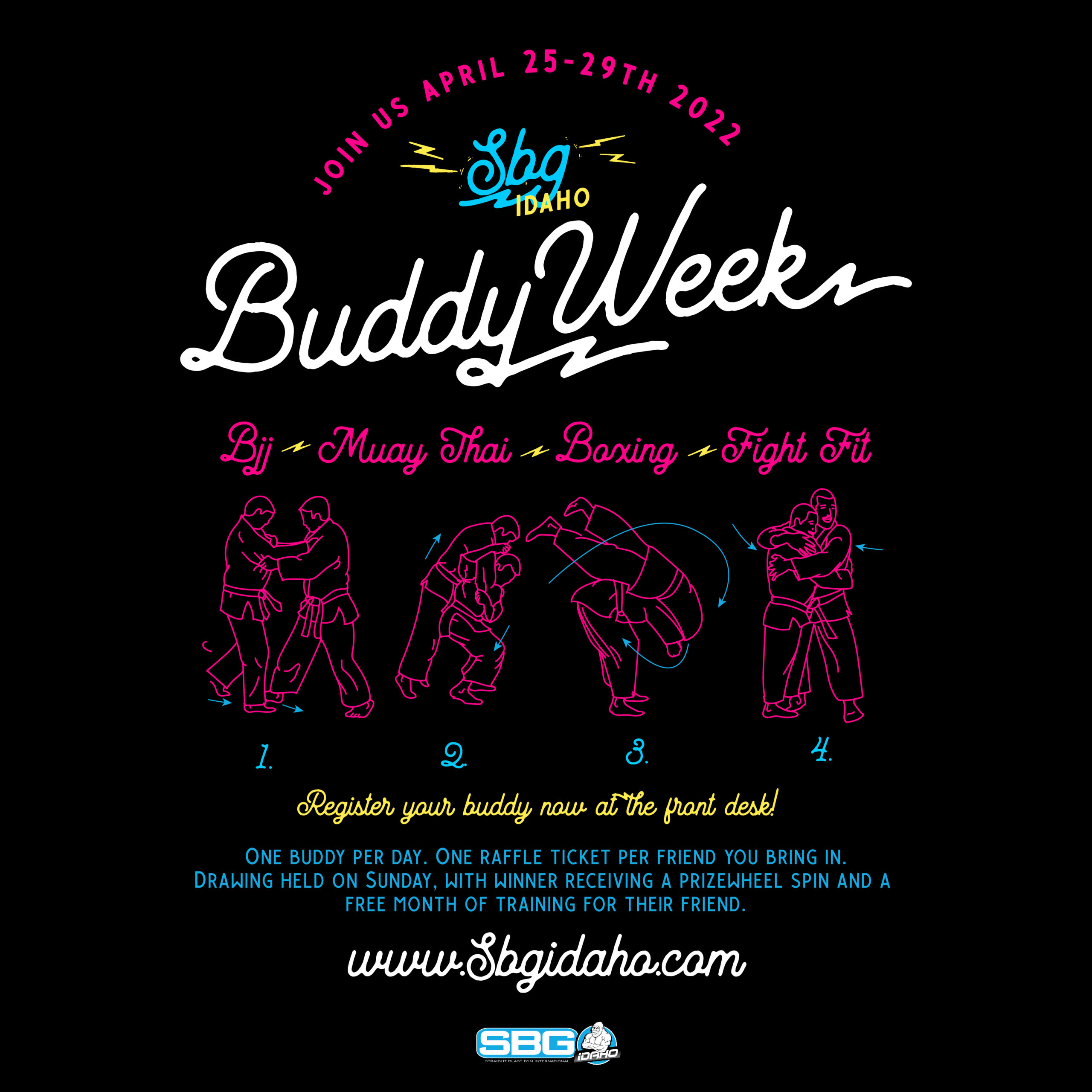 Buddy Week Starts Monday! SBG Idaho - BJJ & MMA Gym