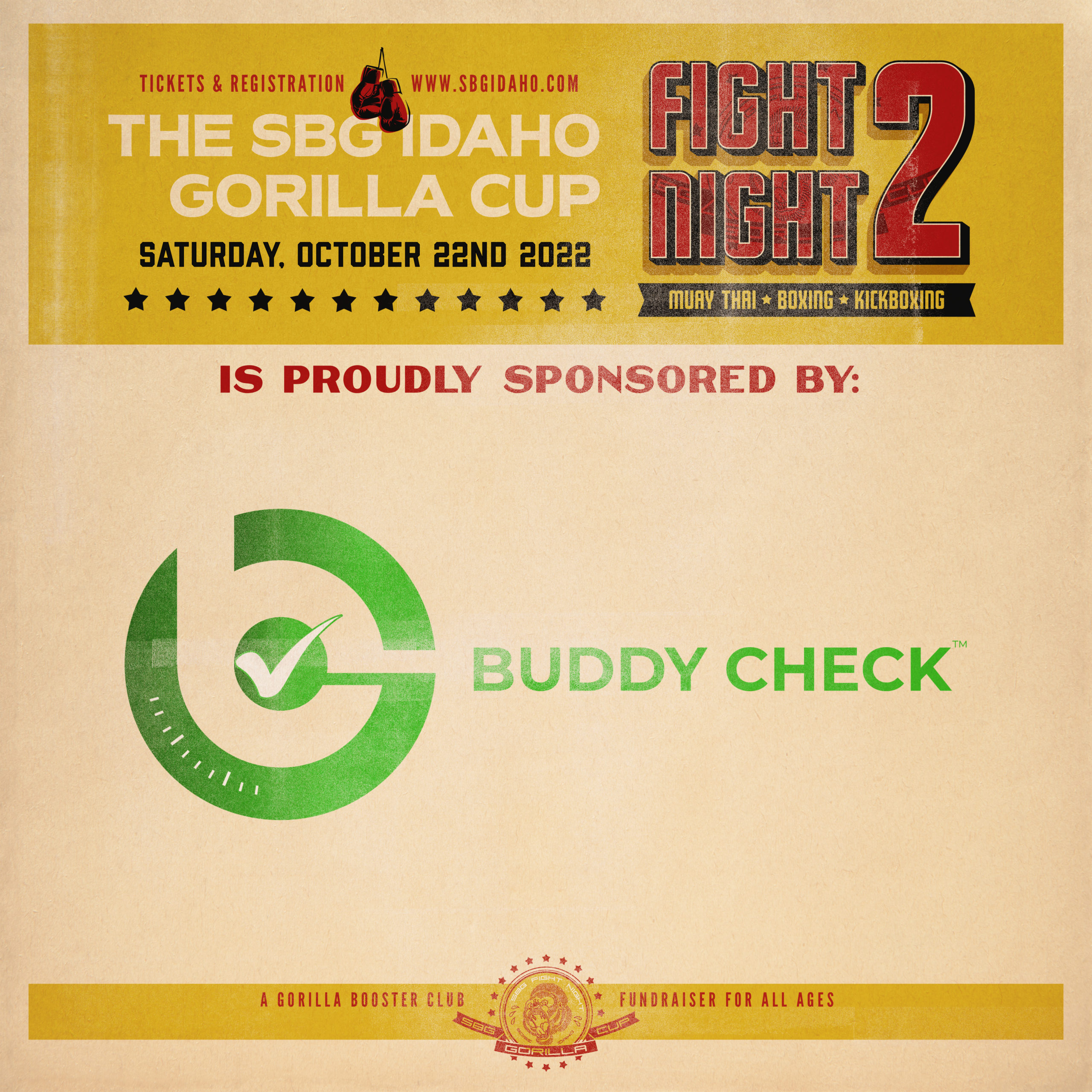 FIGHT NIGHT SPONSOR HIGHLIGHT – BUDDY CHECK SBG Idaho - BJJ & MMA Gym