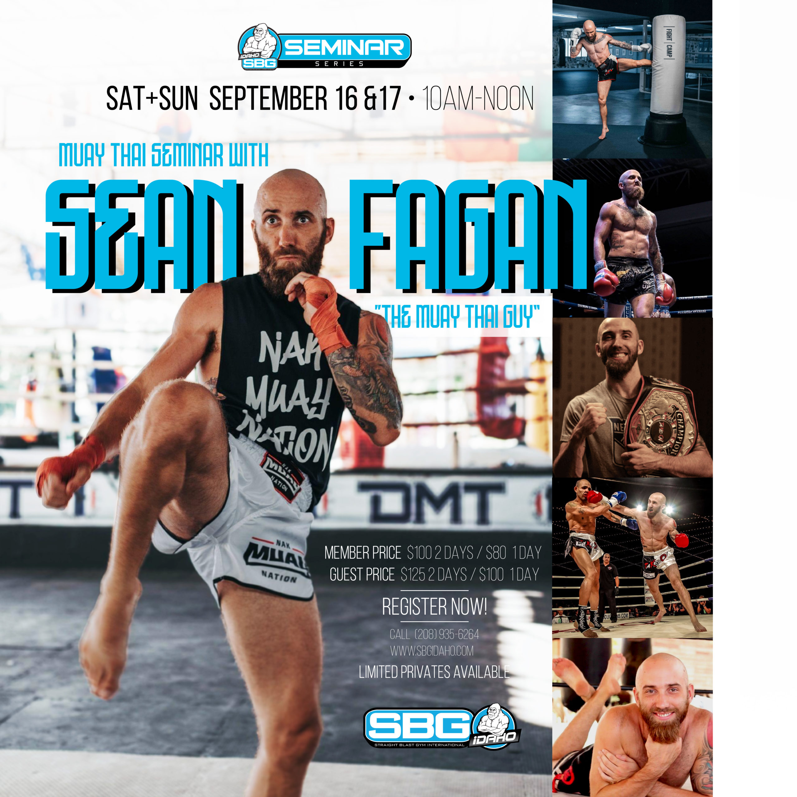 MUAY THAI GUY VISITS BOISE - SEPT 16!!! SBG Idaho - BJJ & MMA Gym