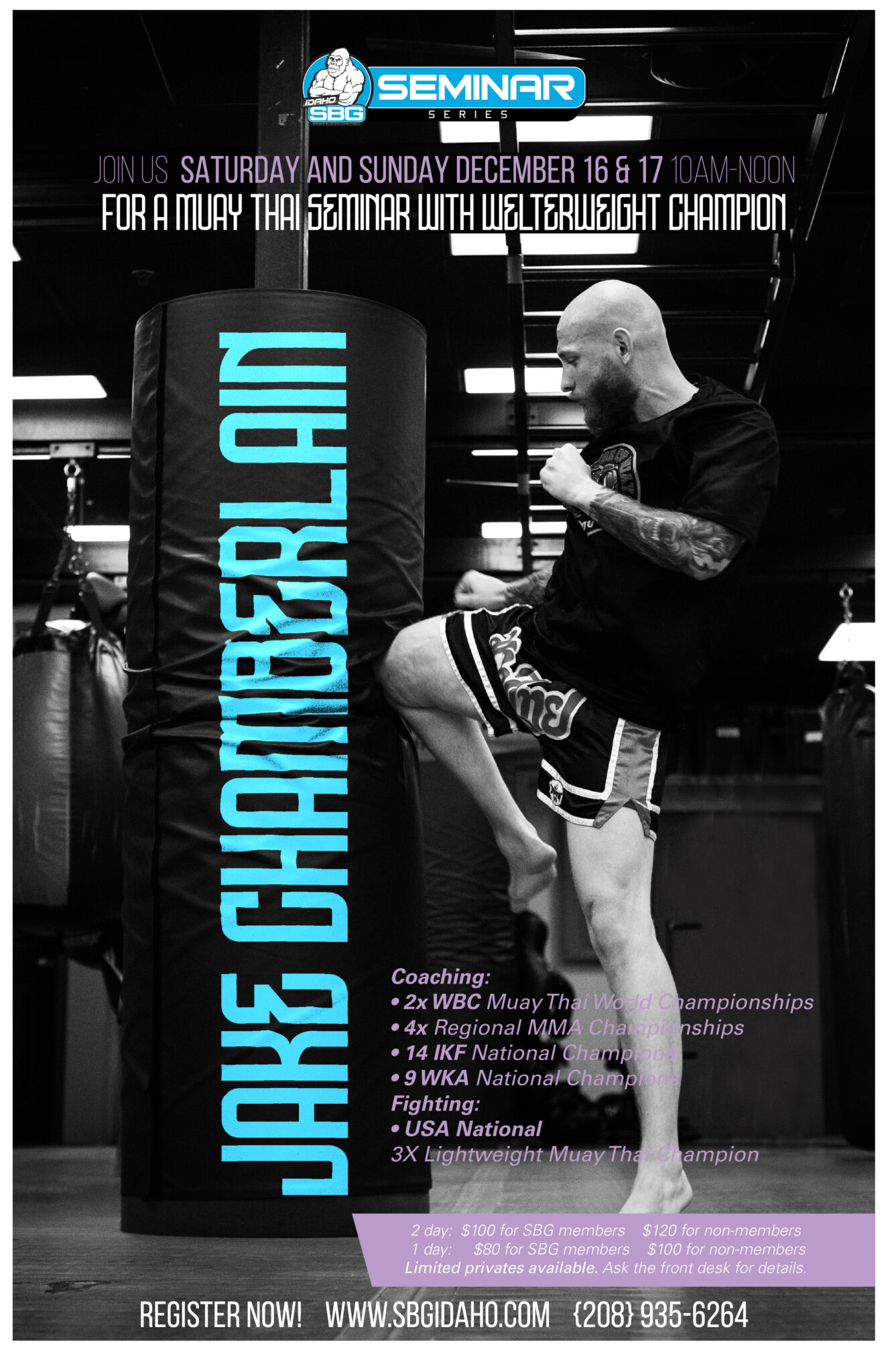 JAKE CHAMERLAIN MUAY THAI SEMINAR! SBG Idaho - BJJ & MMA Gym