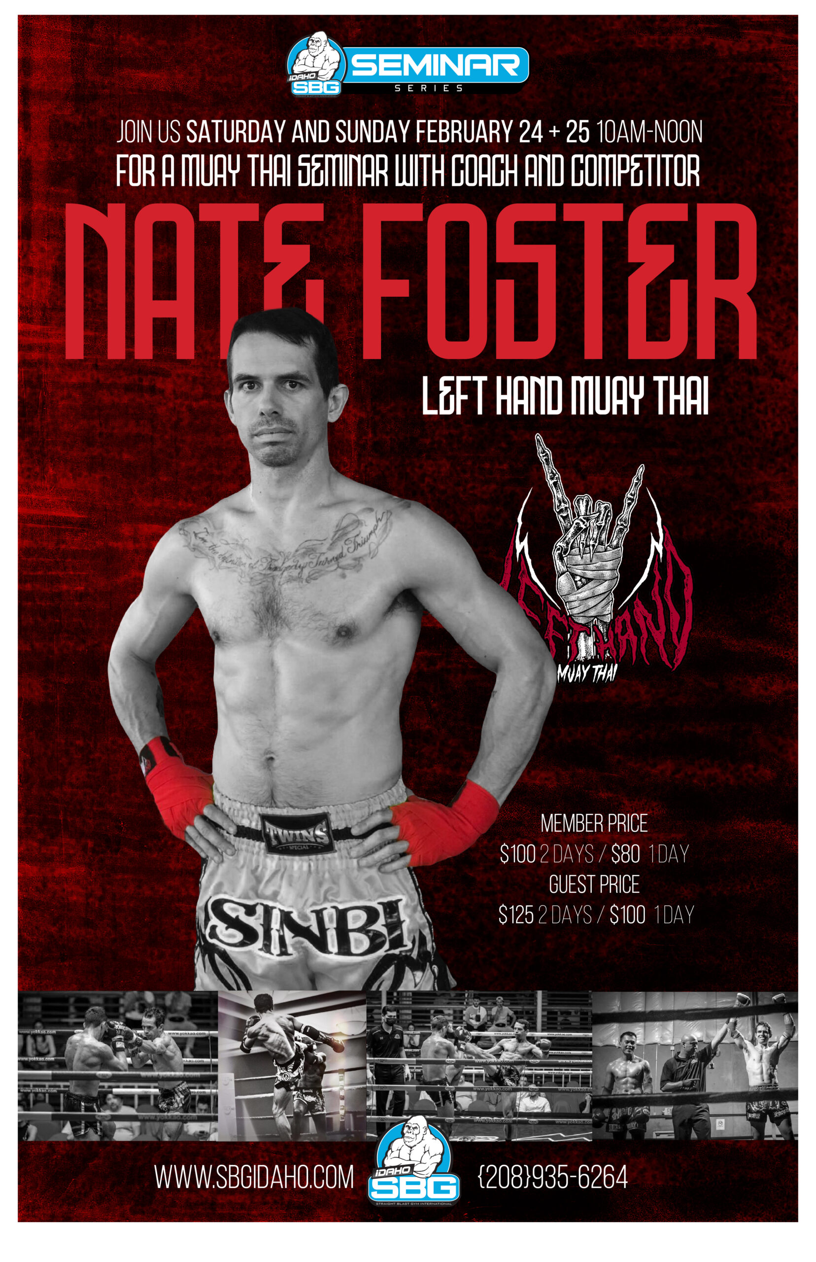 NATE FOSTER MUAY THAI SEMINAR!!! SBG Idaho - BJJ & MMA Gym