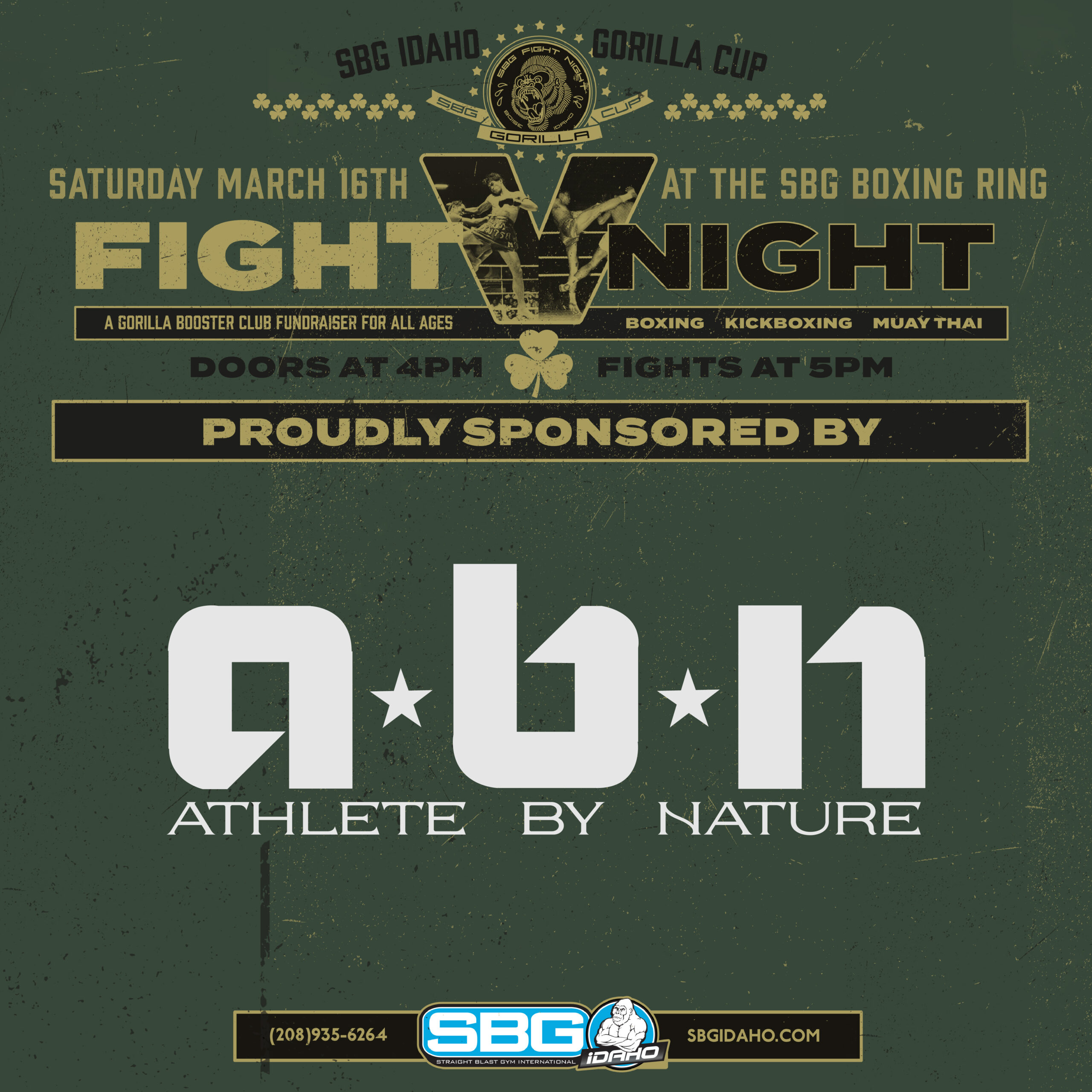 FIGHT NIGHT SPONSOR HIGHLIGHT – ATHLETE BY NATURE SBG Idaho - BJJ & MMA Gym